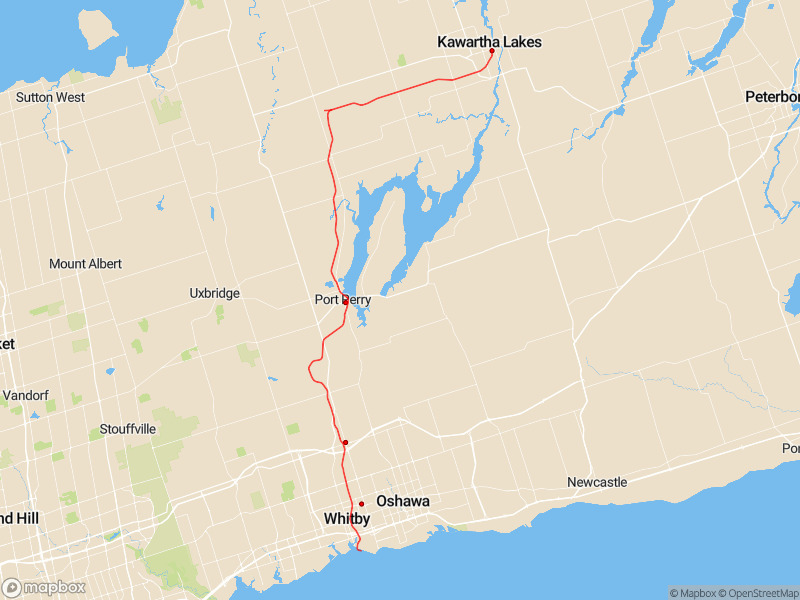 Port Whitby and Port Perry Railway - Travegeo by ShareMap