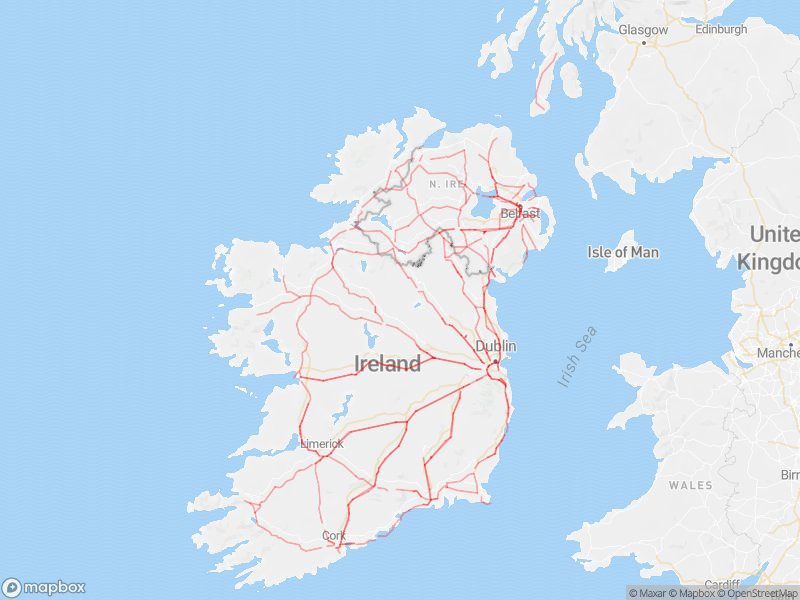 Motorways in Ireland - Travegeo by ShareMap