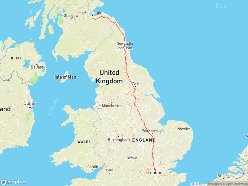 East Coast Main Line - Travegeo by ShareMap