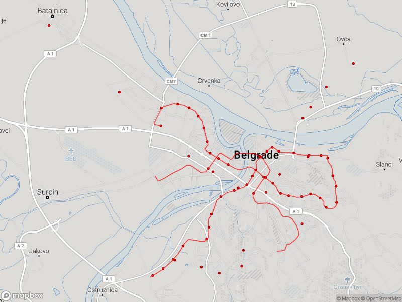 belgrade metro - Travegeo by ShareMap