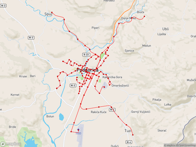 Podgorica tramway - Travegeo by ShareMap