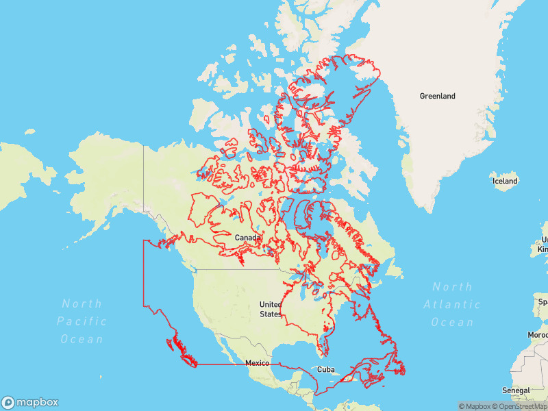 Countries 10m=Canada 10M - Travegeo by ShareMap