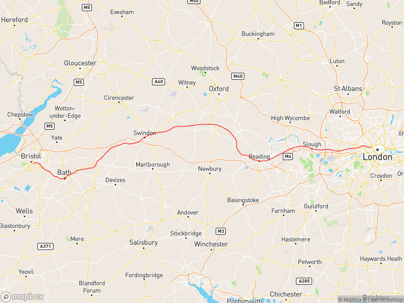 Great Western Main Line - Travegeo by ShareMap