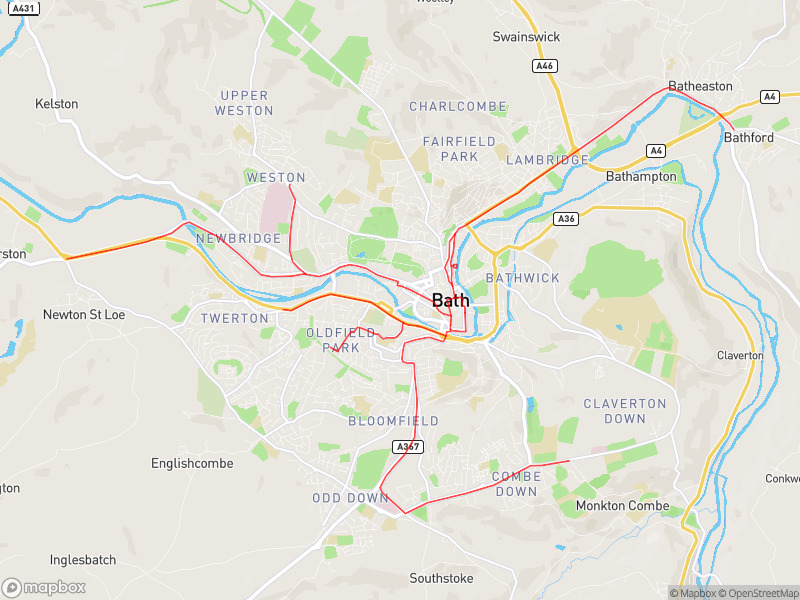 Bath Electric Tramways - Travegeo by ShareMap