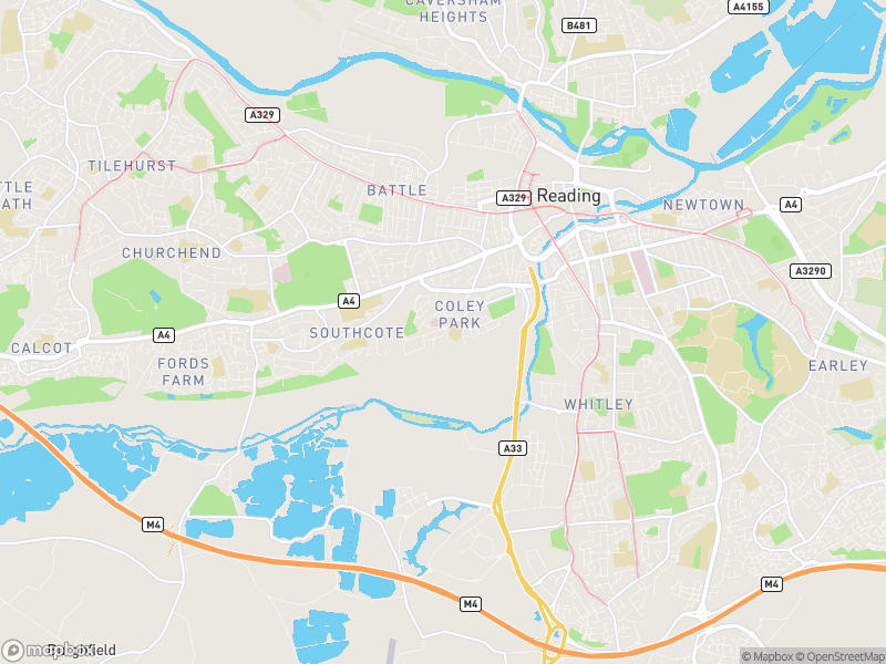 Reading Trolleybus Network - Travegeo by ShareMap