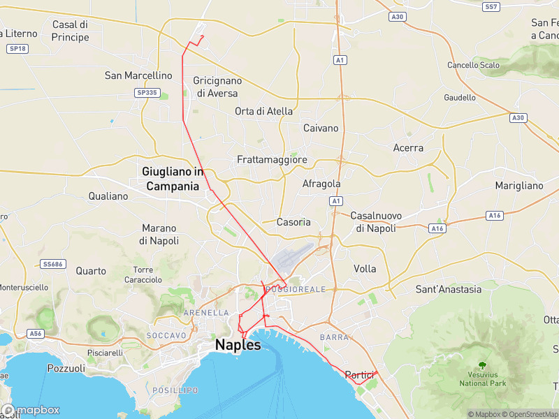 Naples trolley-bus - Travegeo by ShareMap