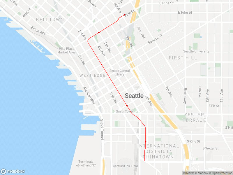 Downtown Seattle Transit Tunnel - Travegeo by ShareMap