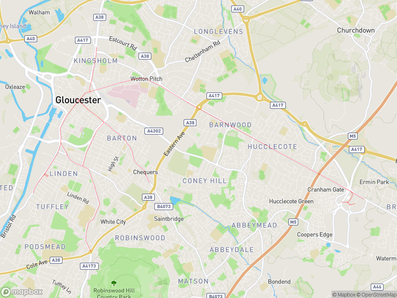 Gloucester Corporation Tramways - Travegeo by ShareMap