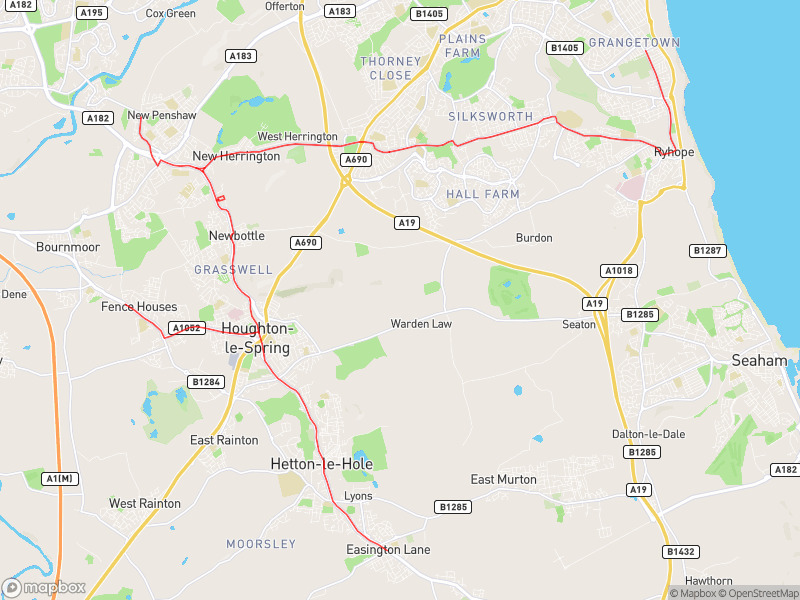 Sunderland District Electric Tramways - Travegeo by ShareMap