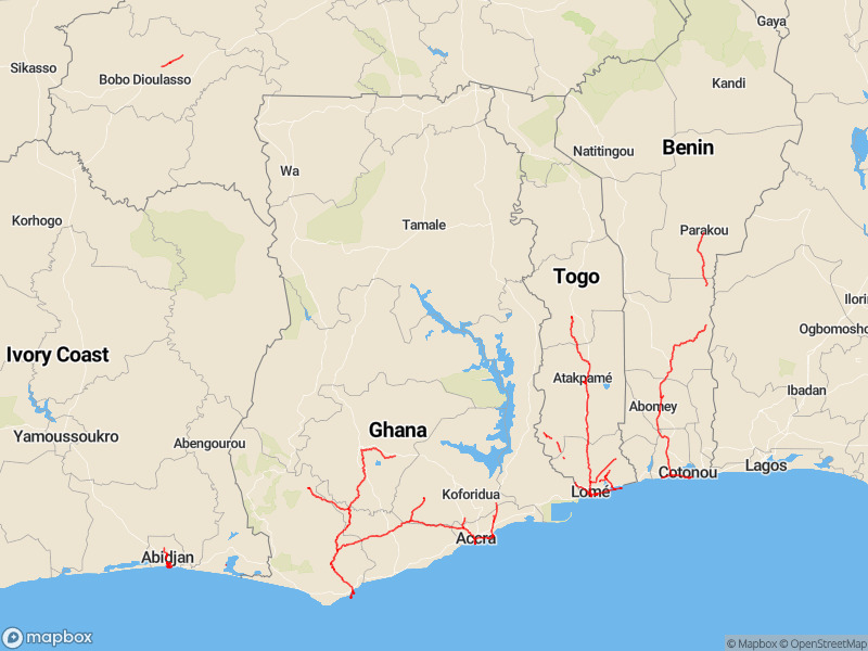 Ghana Rail - Travegeo by ShareMap