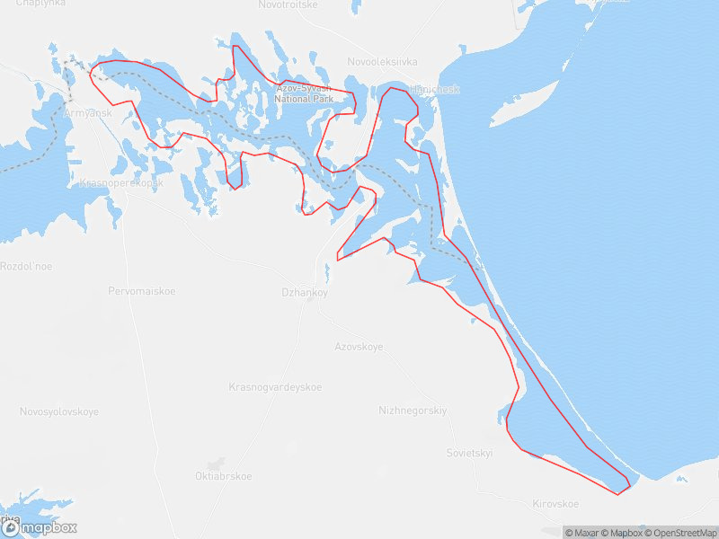 Lakes 50m=Syvash - Travegeo by ShareMap