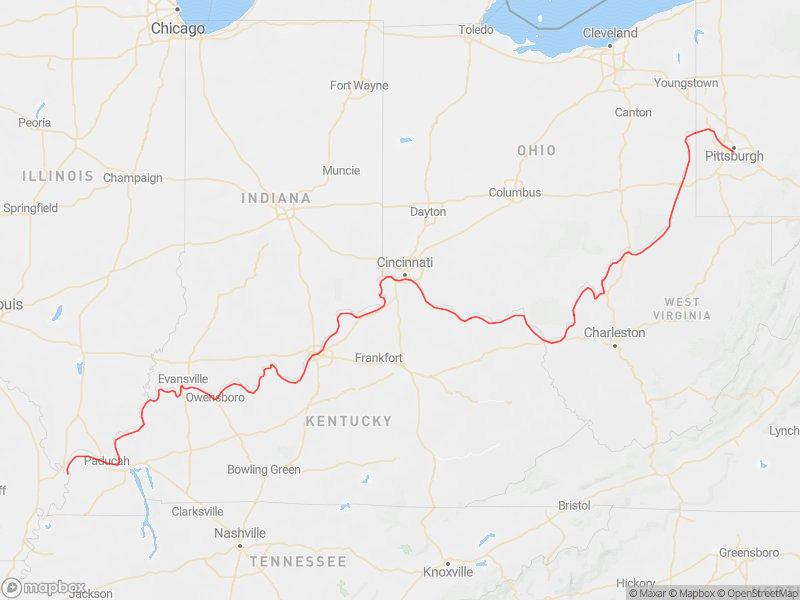 Rivers 50m=Ohio river river - Travegeo by ShareMap
