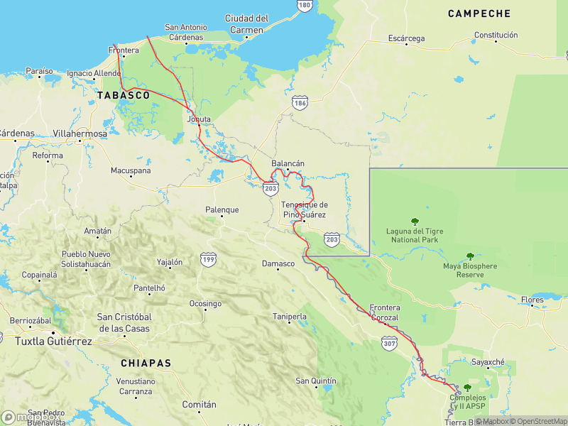 Rivers 50m=Usumacinta river - Travegeo by ShareMap