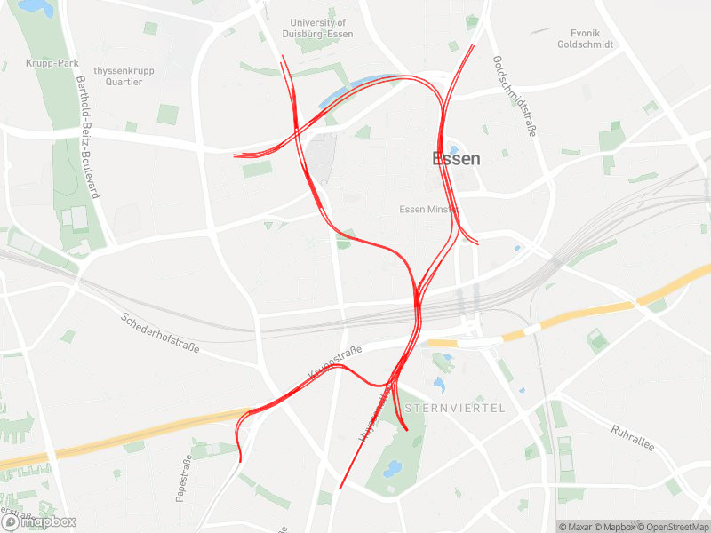Gleisplanplanung U Bahn Essen - Travegeo by ShareMap