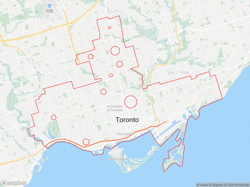 Modernist Toronto - expressways and tower blocks - Travegeo by ShareMap