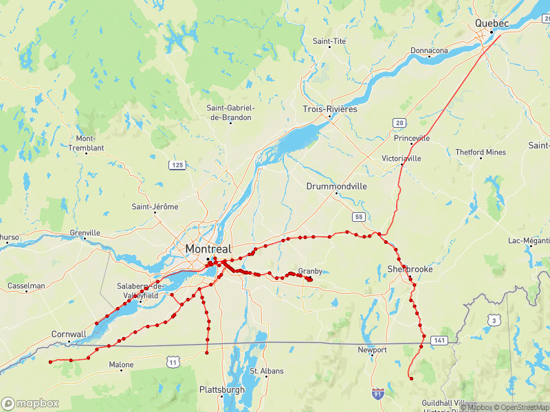 Quebec Railways - Travegeo by ShareMap