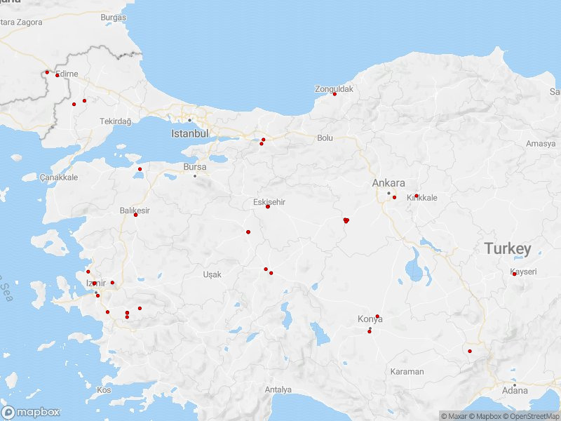 Rail Map - Turkey - Travegeo by ShareMap