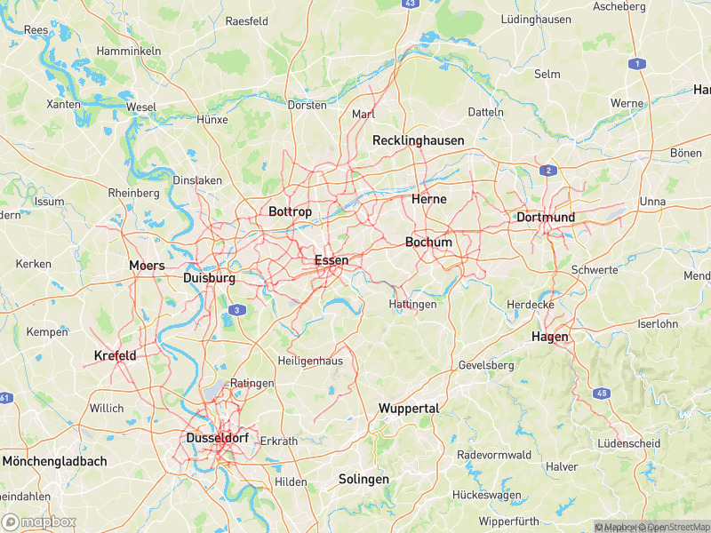 Stadtbahnplanung Rhein Ruhr - Travegeo by ShareMap