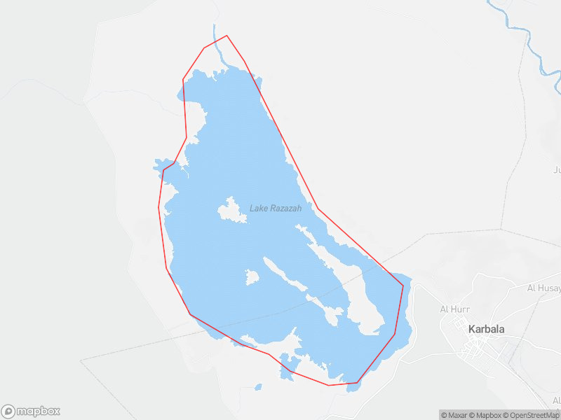 Lakes 50m=Razzaza Lake Lake Milh - Travegeo by ShareMap