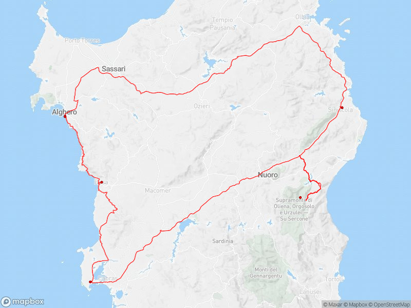 Travel to Alghero - Travegeo by ShareMap