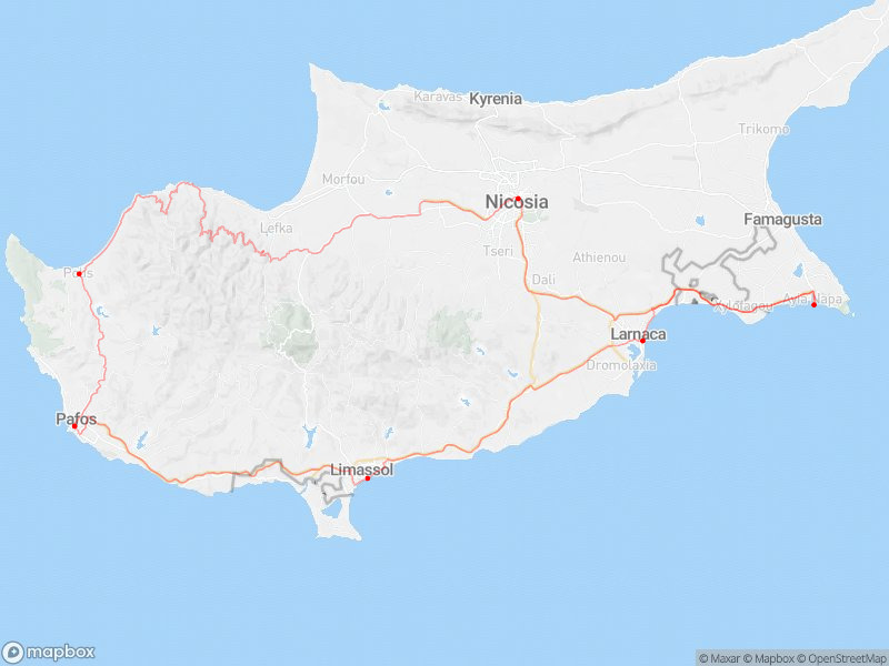 Travel to Paphos - Travegeo by ShareMap