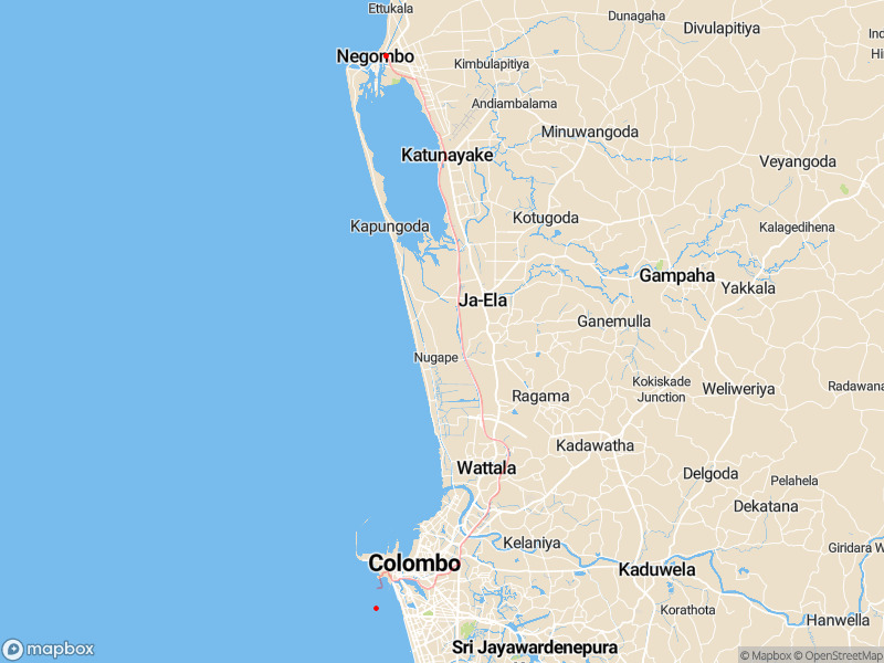 Travel from Negombo to Colombo - Travegeo by ShareMap